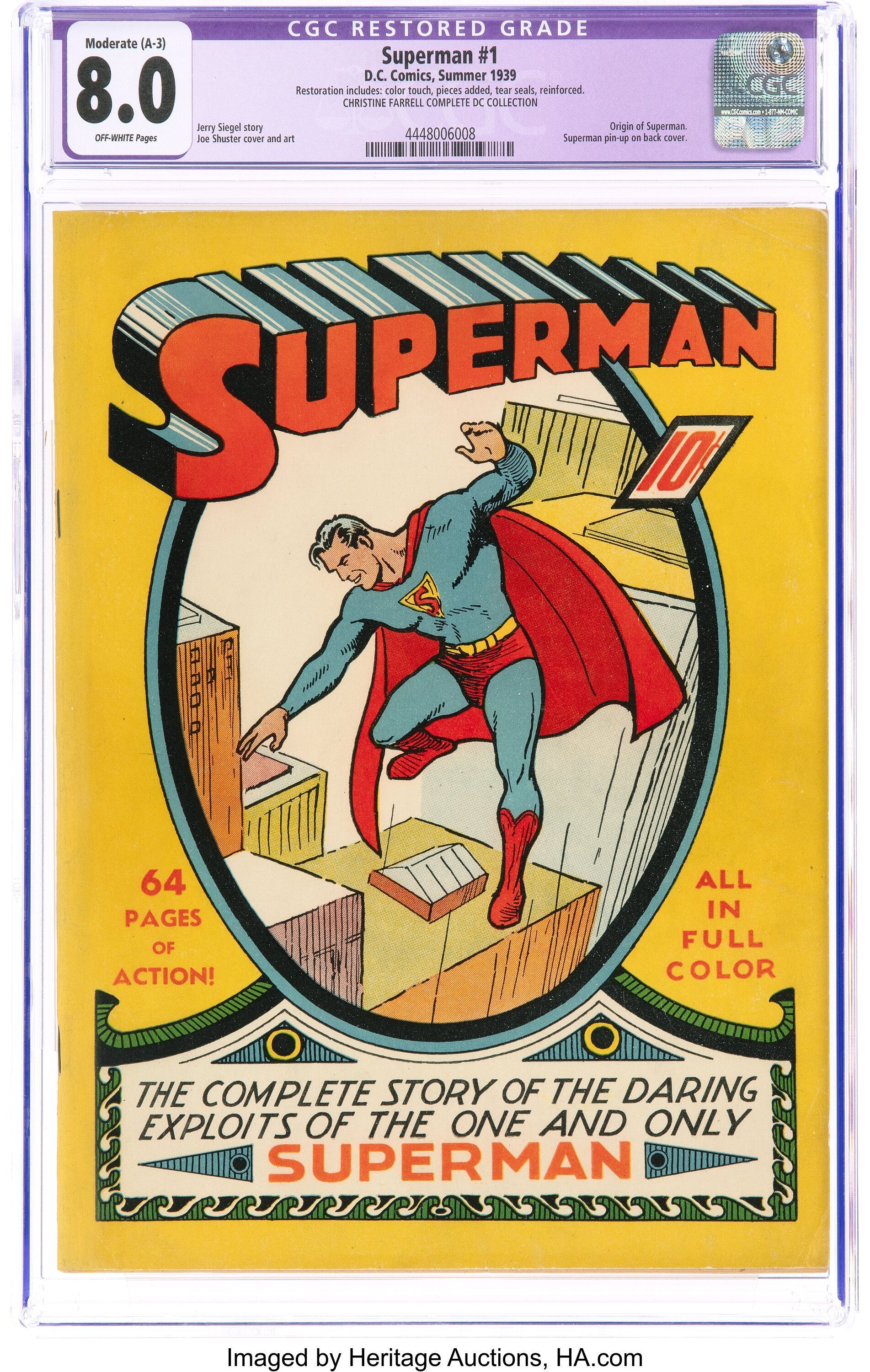 Complete DC Comics Collection Heading to Auction