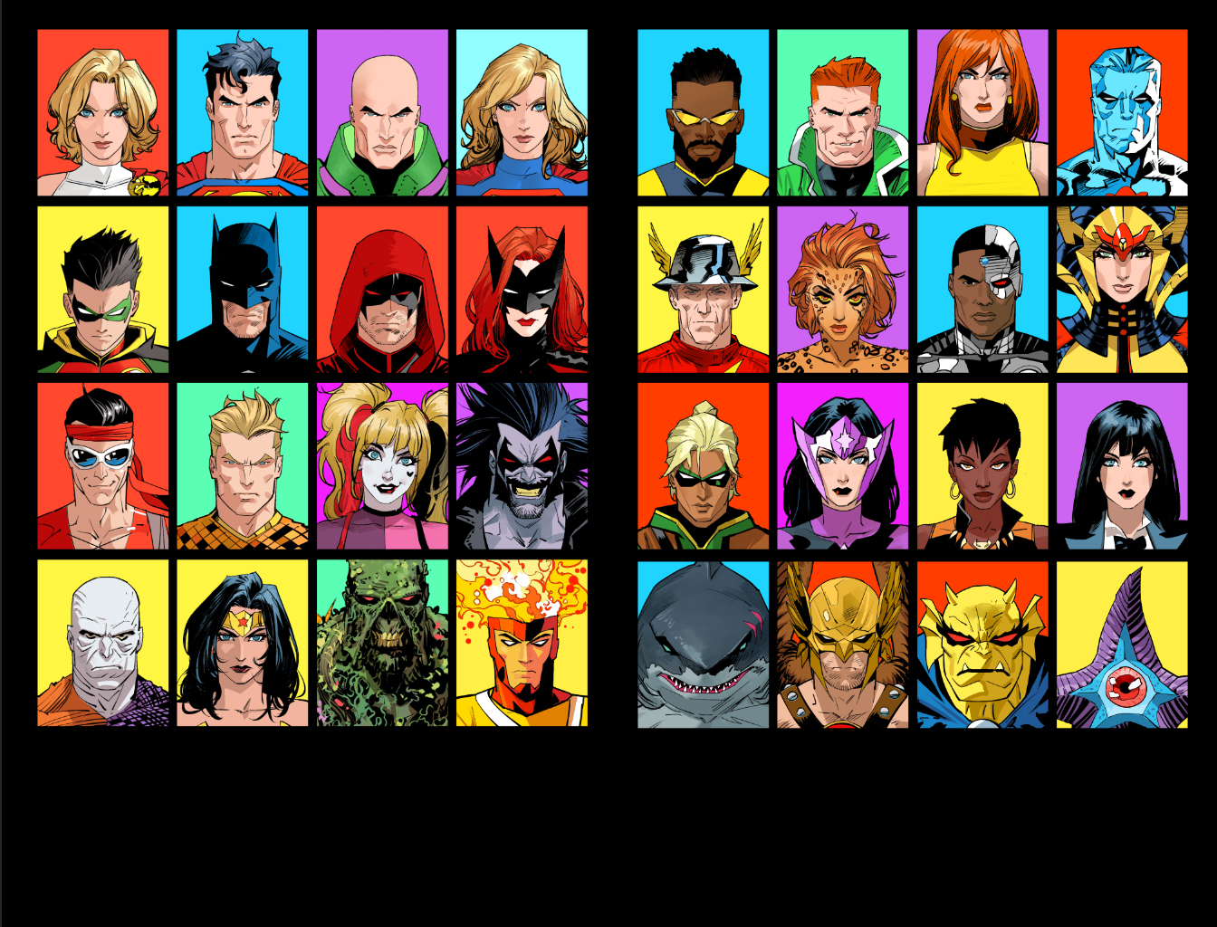 DC Reveals All 32 DC K.O. Tournament Contestants in New Dan Mora Cover