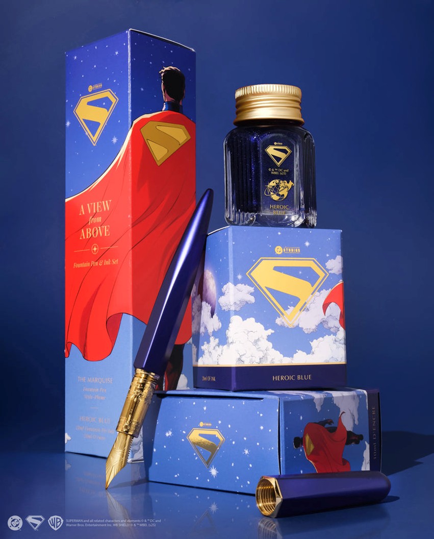 Ferris Wheel Press "A View from Above" Superman Pen & Ink Set Unboxing ...