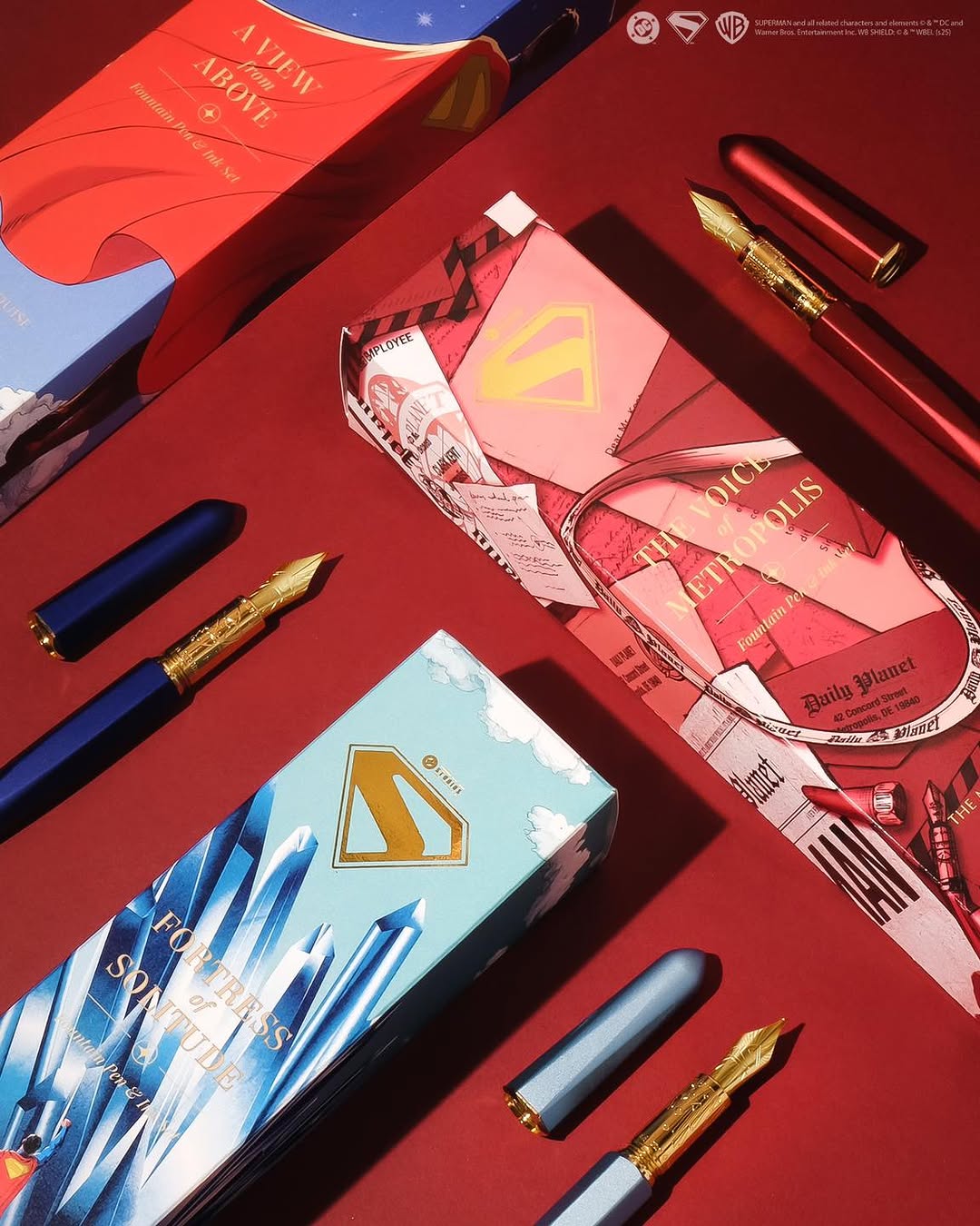 Ferris Wheel Press Officially Launches the Superman Pen & Ink Collection
