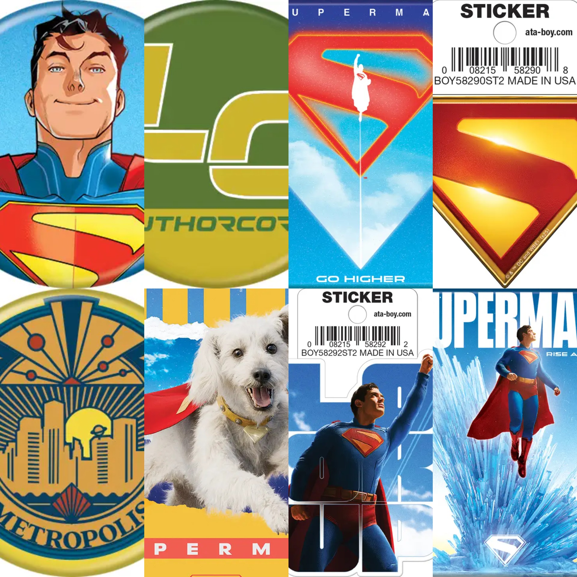 Ata-Boy Announces Official Line of "Superman" Movie Magnets, Buttons ...