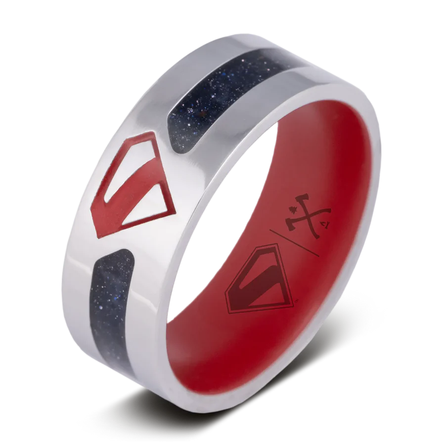 Manly Bands Expands DC Collection with Two New Superman Rings