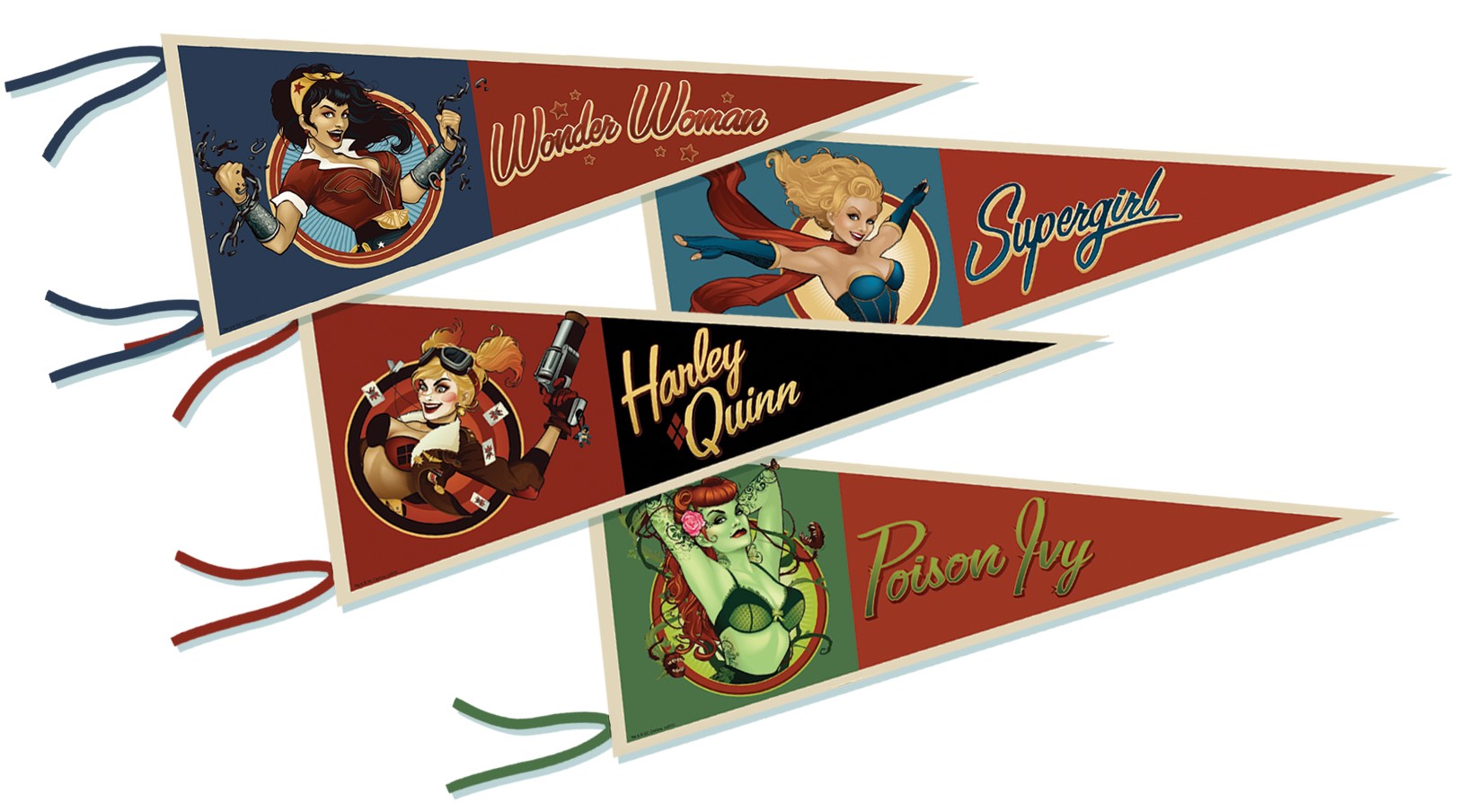 The Superman Super Site - July 12, 2016: DC Comics Bombshells Pennant ...