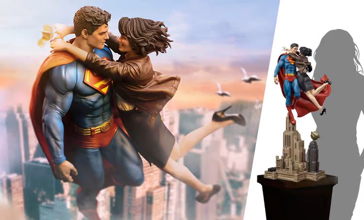 Iron Studios Superman and Lois Lane 1:6 Scale Diorama Available for Pre ...