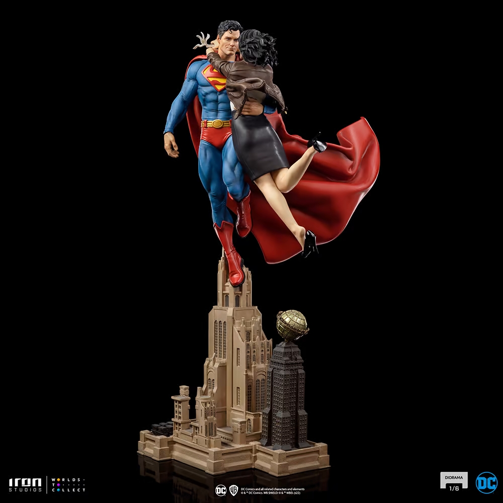 Iron Studios Superman and Lois Lane 1:6 Scale Diorama Available for Pre ...