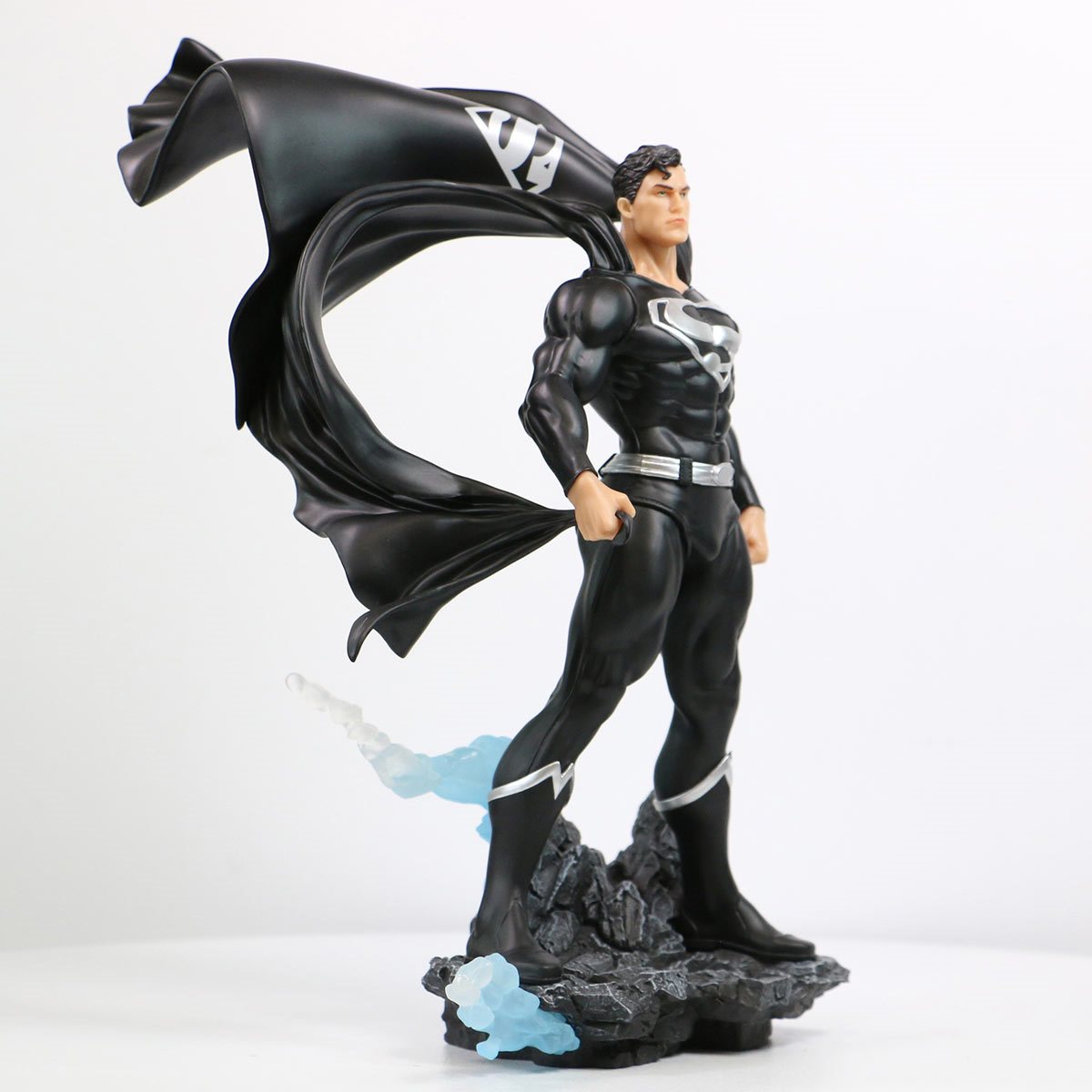 Pre-Order DC Heroes Superman Black and Silver Version 1:8 Scale Statue