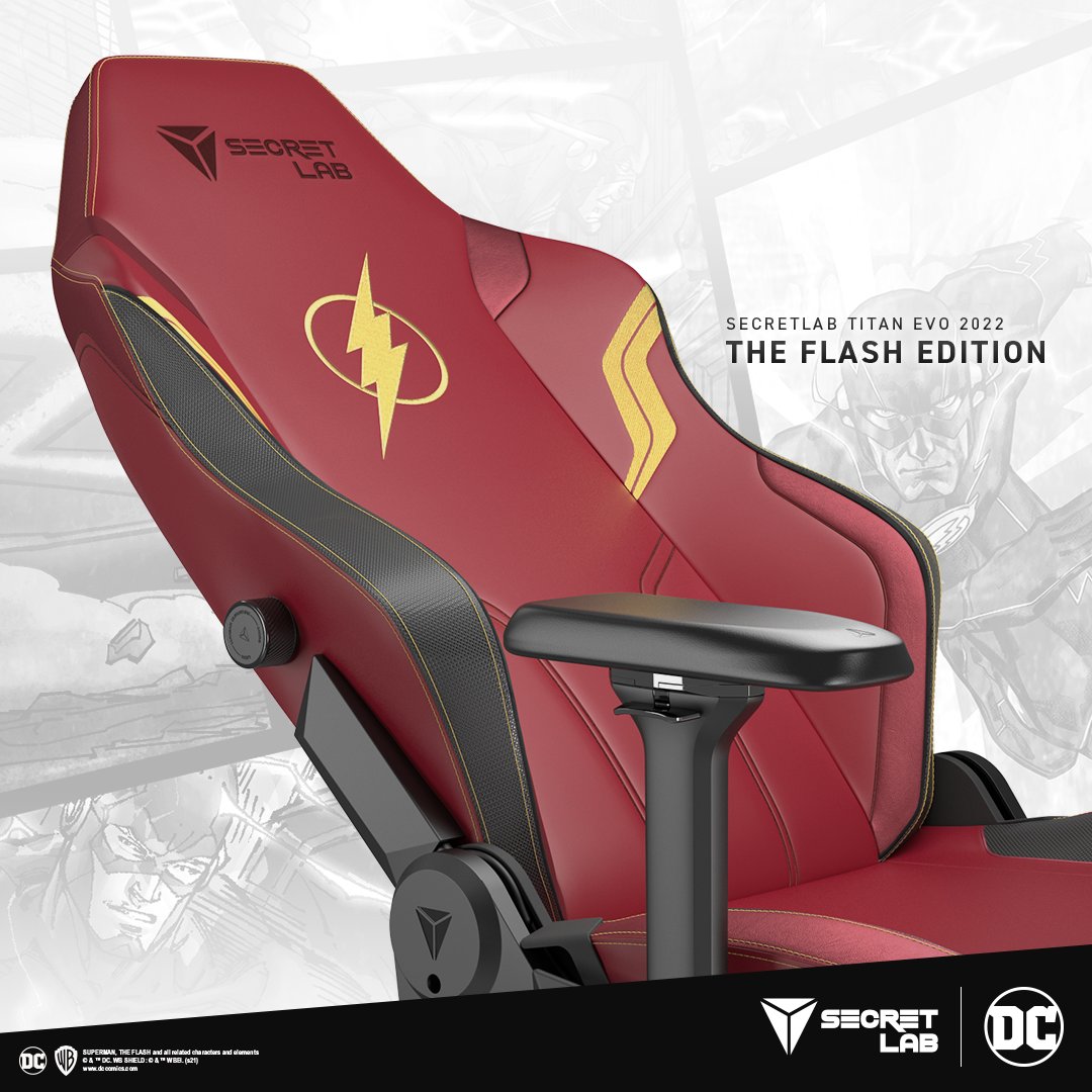 Superman and The Flash Announced as Latest Editions to Secretlab's DC ...